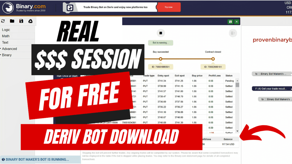 Free Deriv Bot – Deriv Bot Binary